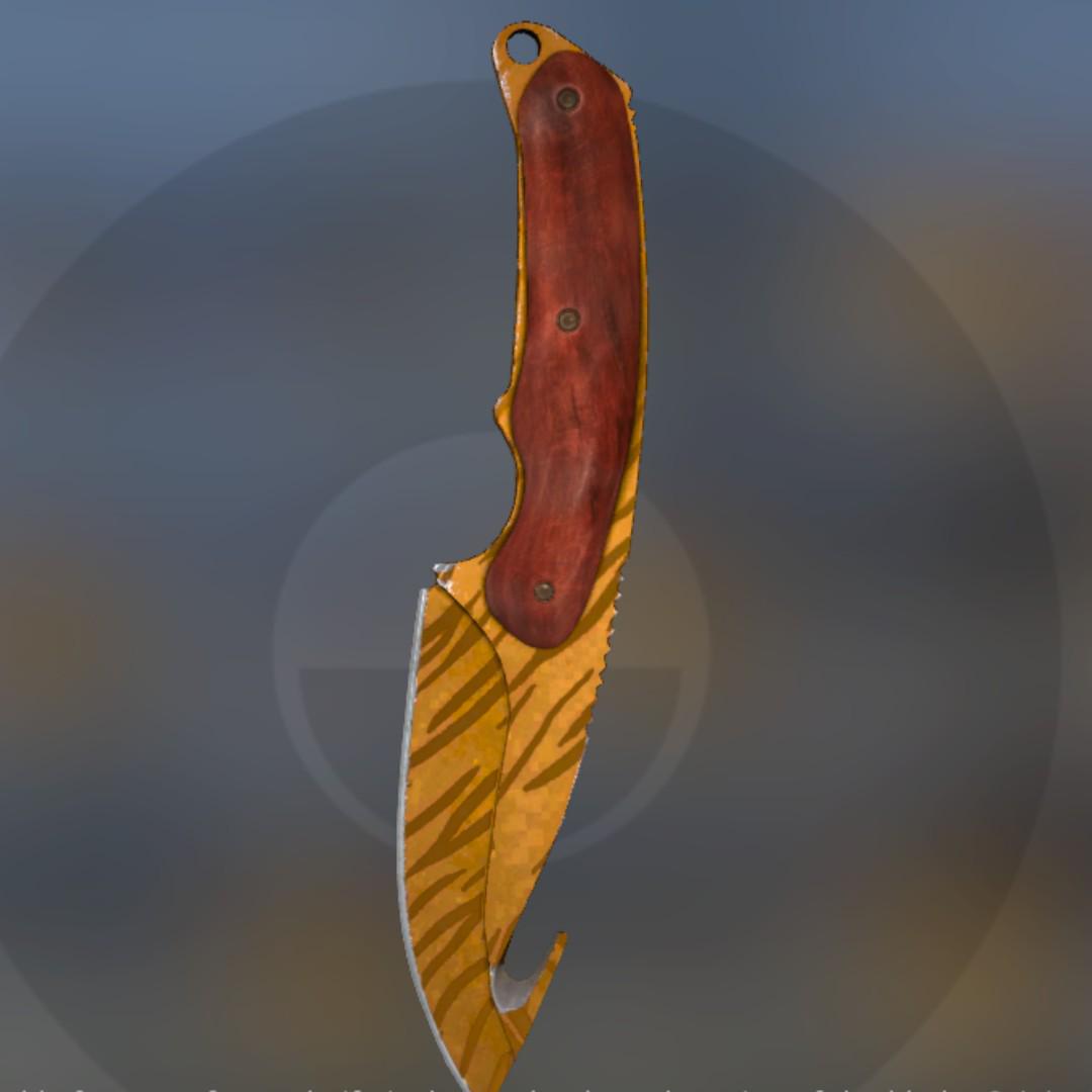 $75 GUT KNIFE TIGER TOOTH FN, Video Gaming, Gaming Accessories, Game ...