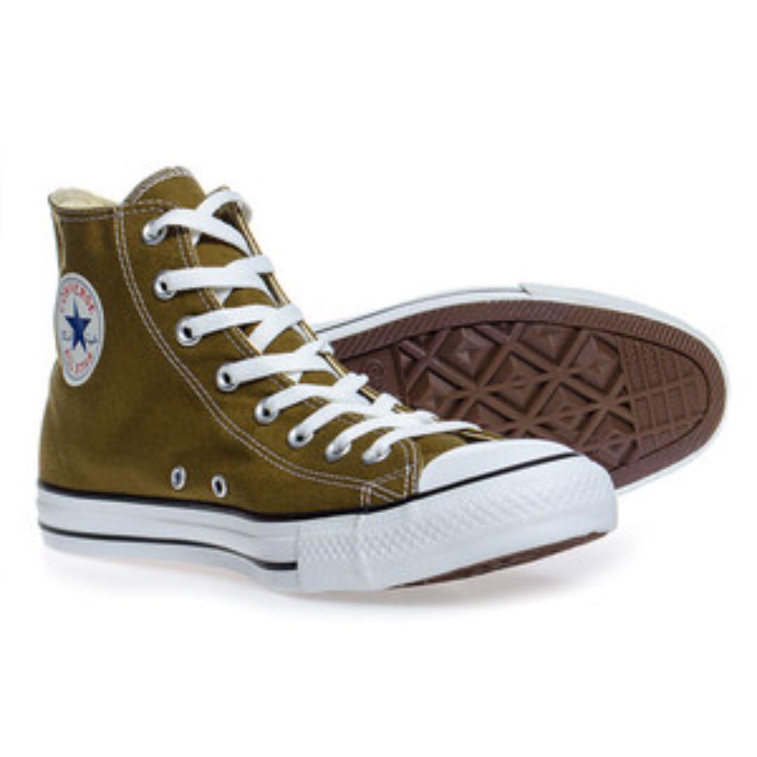 Converse Chuck Taylor All Star High Top (Colour: Olive Green) Size: US ...