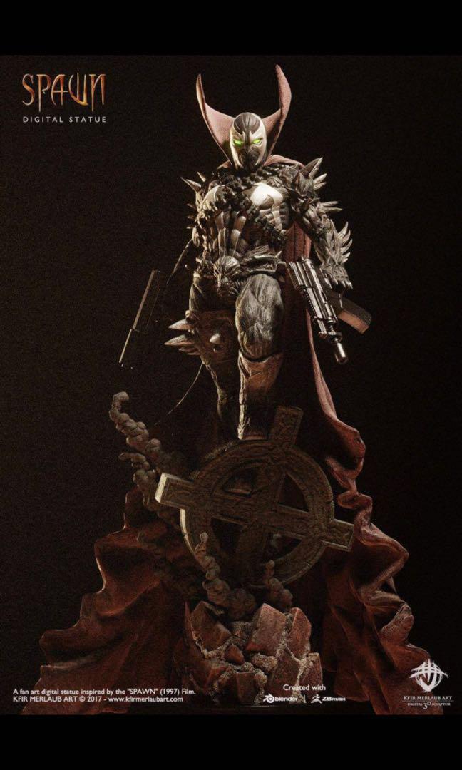 Custom Spawn statue 1/4 scale, Hobbies & Toys, Toys & Games on Carousell