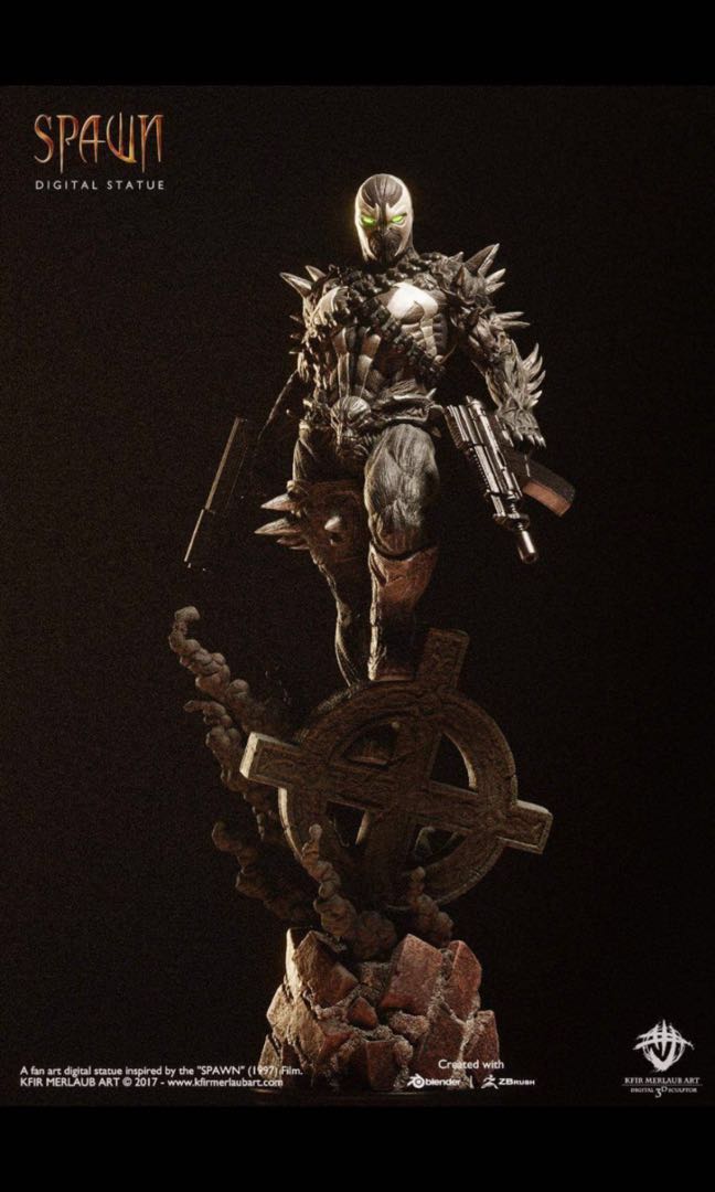 Custom Spawn statue 1/4 scale, Hobbies & Toys, Toys & Games on Carousell