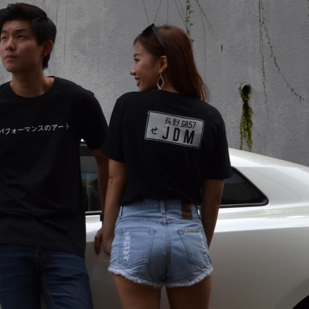 "JDM CAR PLATE" COTTON TEE, Men's Fashion, Tops & Sets, Tshirts & Polo ...