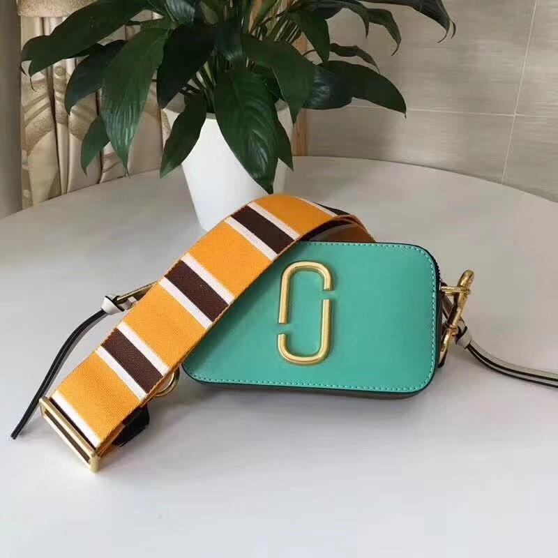 MARC JACOBS MJ Snapshot logo 拼色相機包(湖水綠), 名牌精品, 精品包與皮夾在旋轉拍賣