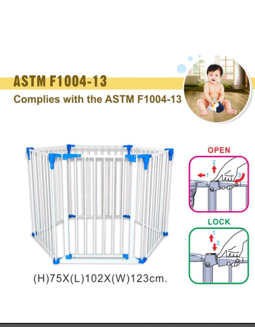 Metal playpen, Babies & Kids, Baby Nursery & Kids Furniture, Cots ...