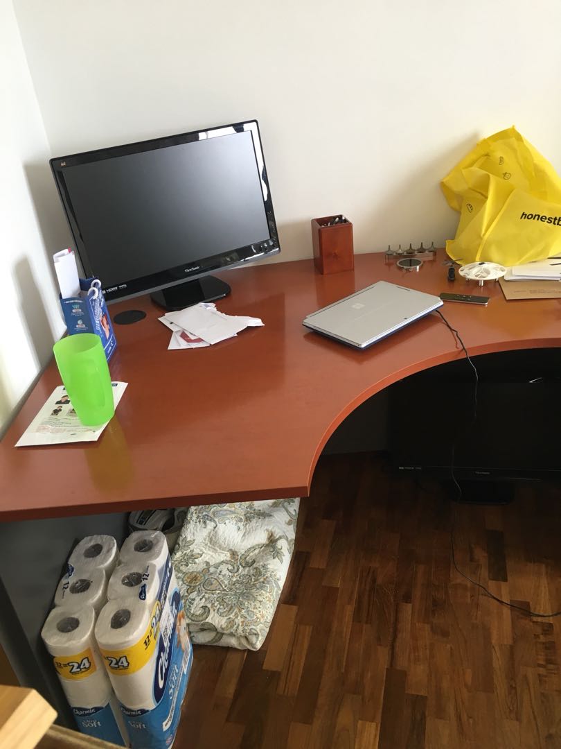 Office desk for free, Furniture & Home Living, Furniture, Tables & Sets ...