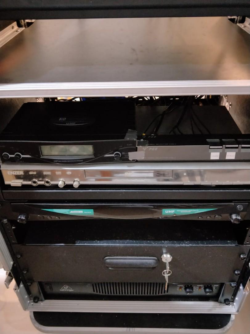 Berhinger PA Sound System full set. Neg., Audio, Other Audio Equipment ...