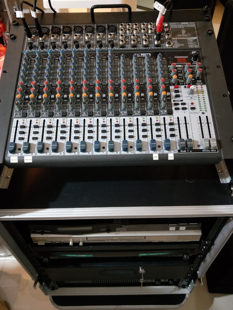 Berhinger PA Sound System full set. Neg., Audio, Other Audio Equipment ...