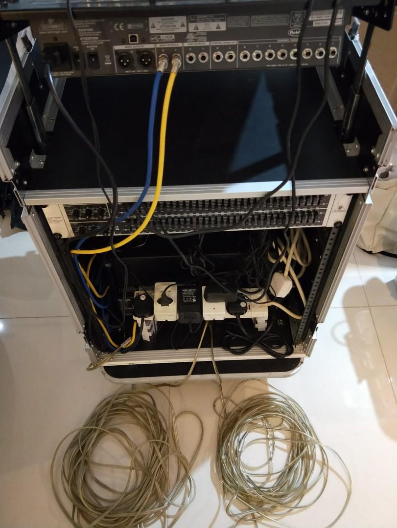 Berhinger PA Sound System full set. Neg., Audio, Other Audio Equipment ...