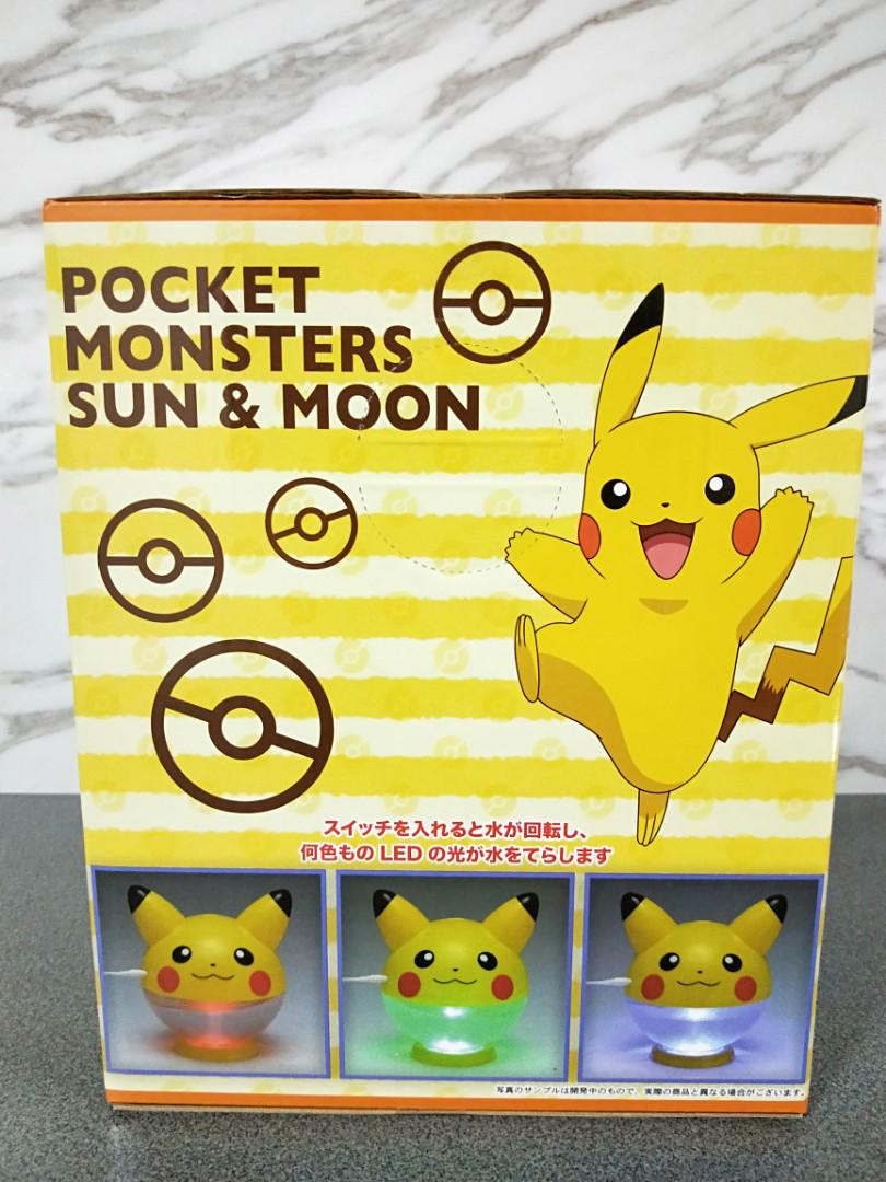 Pokemon Sun & Moon Pikachu Premium USB Aroma Fresh Diffuser Humidifier ...