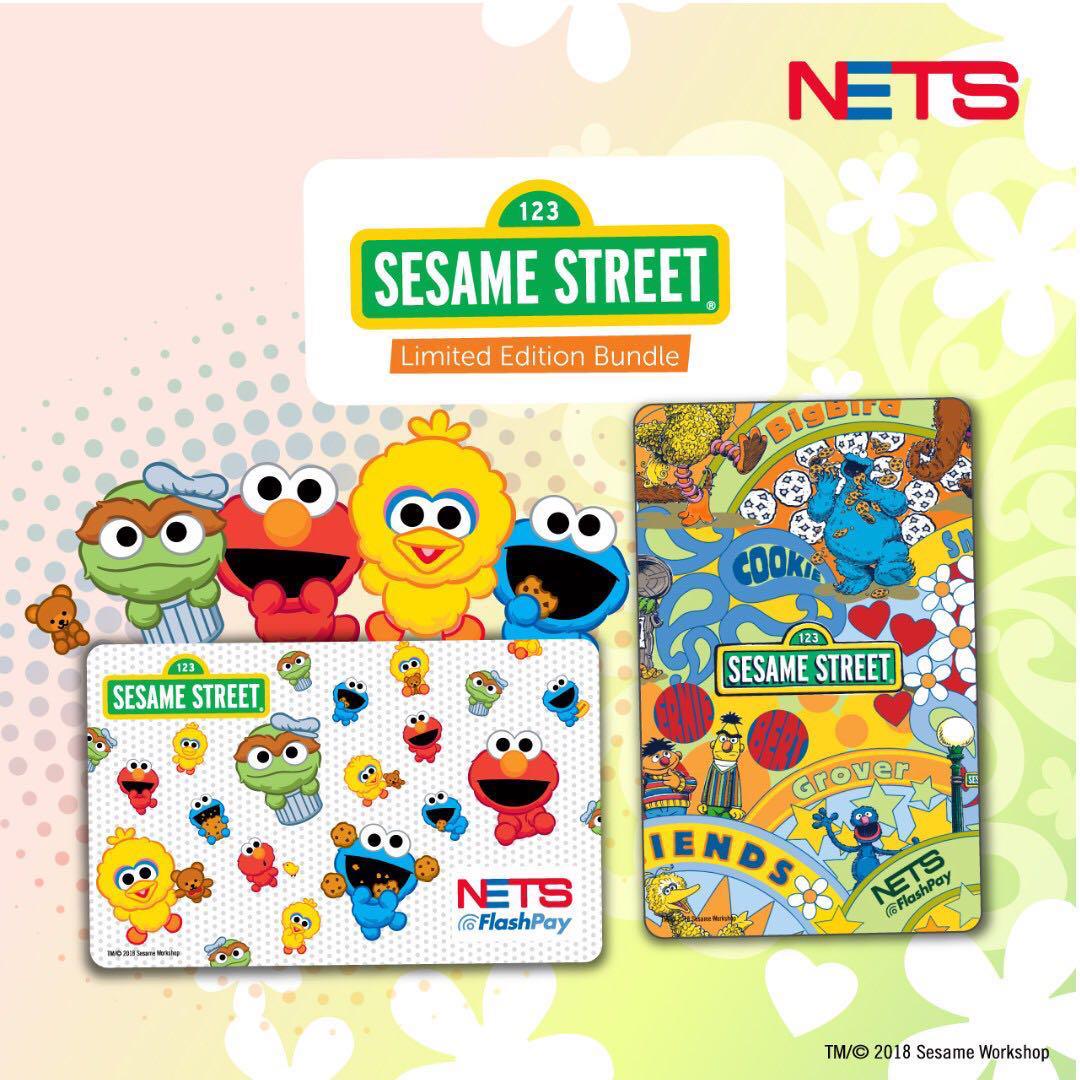 SESAME STREET 2018 NETS FlashPay , Tickets & Vouchers, Vouchers on Carousell
