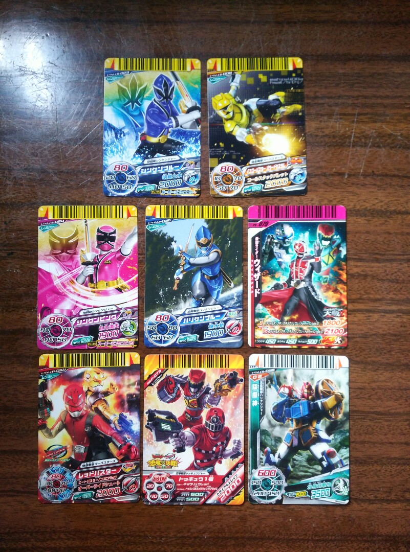 Super Sentai Heroes Cards, Hobbies & Toys, Toys & Games on Carousell