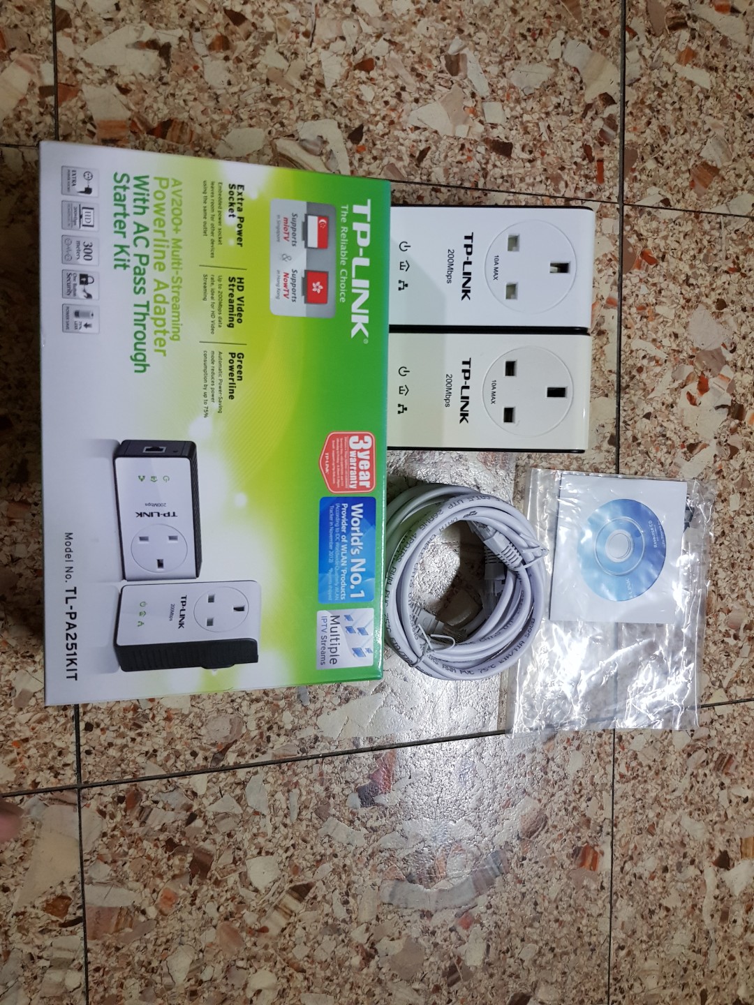 Tp Link Tl Pa Kit Powerline Adapter Computers Tech Parts Accessories Cables Adaptors