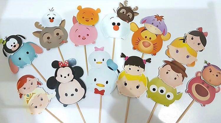 Tsum Tsum Cake Topper, Hobbies & Toys, Stationery & Craft, Occasions ...