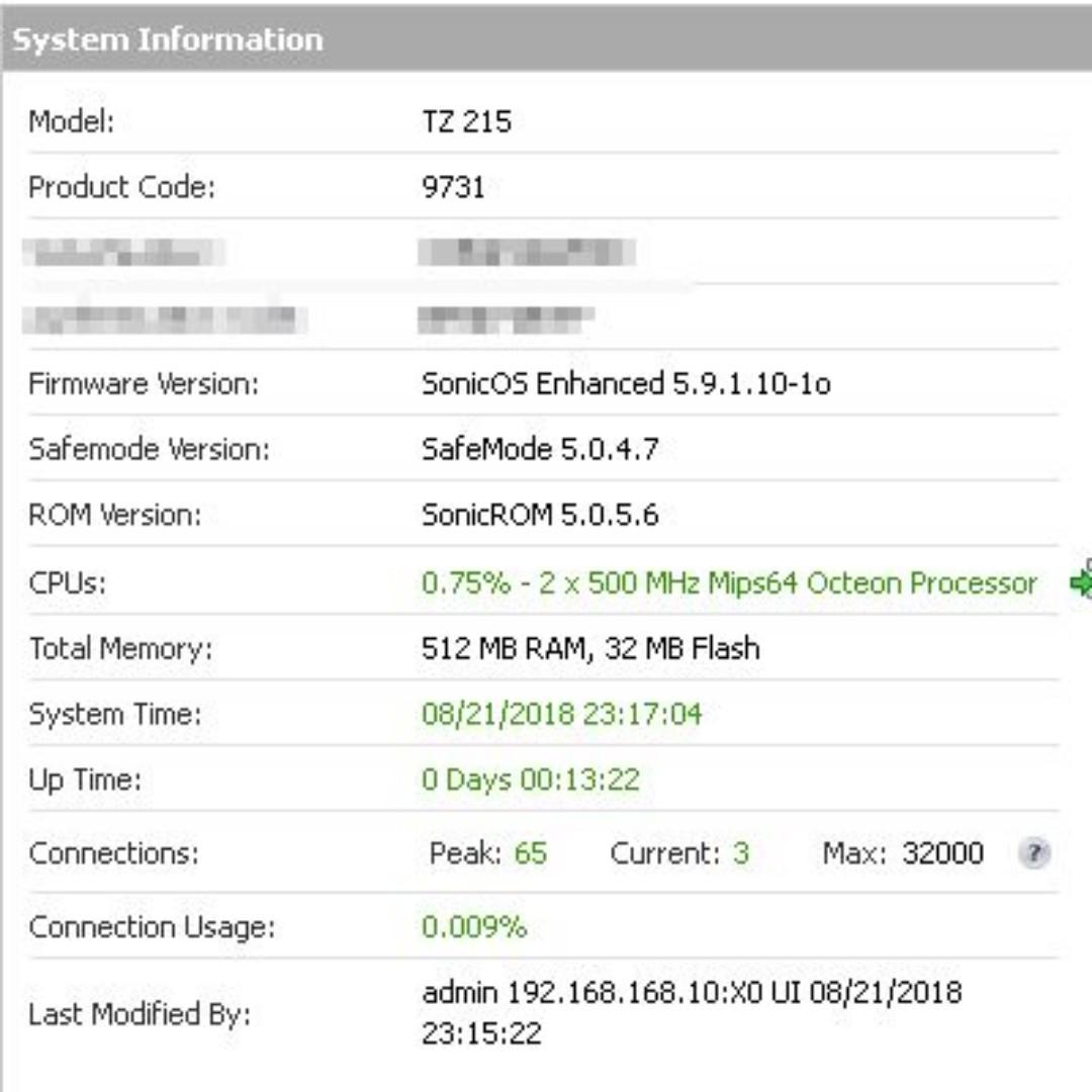 [Used][No Box][Firewall] Sonicwall TZ215 Firewall, Computers & Tech ...