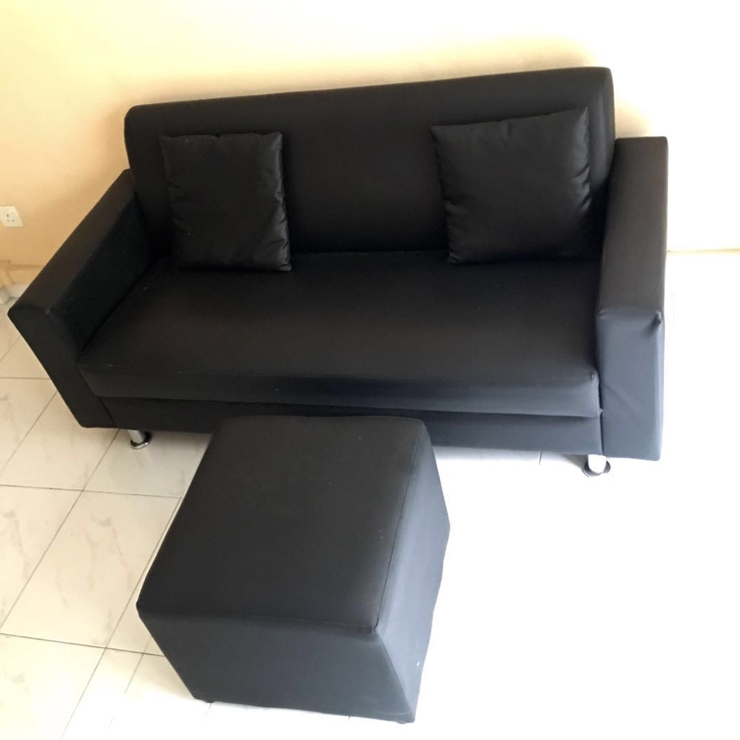 3 SEATER SOFA WITH FOOT REST, Furniture & Home Living, Furniture, Sofas ...