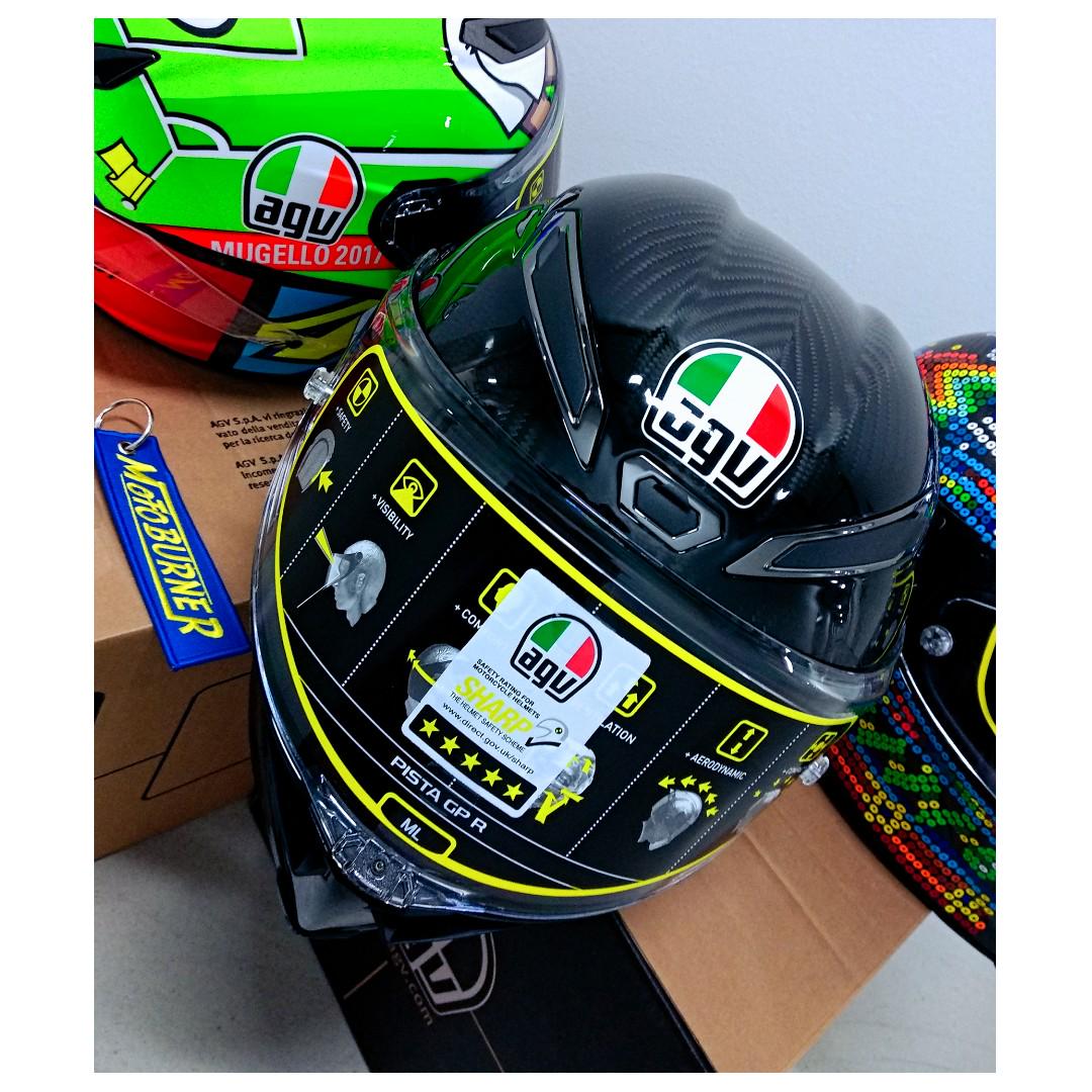 Agv Pista Carbon Motorcycles Motorcycle Apparel On Carousell