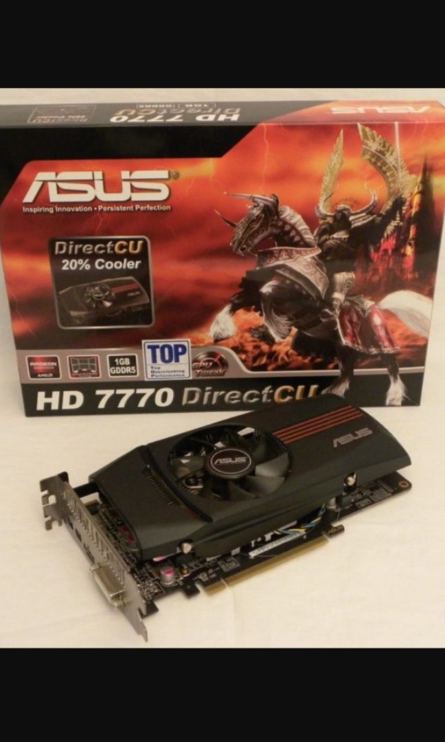 Asus AMD Radeon Hd 7770 Vga GB GDDR5 Computer Parts By