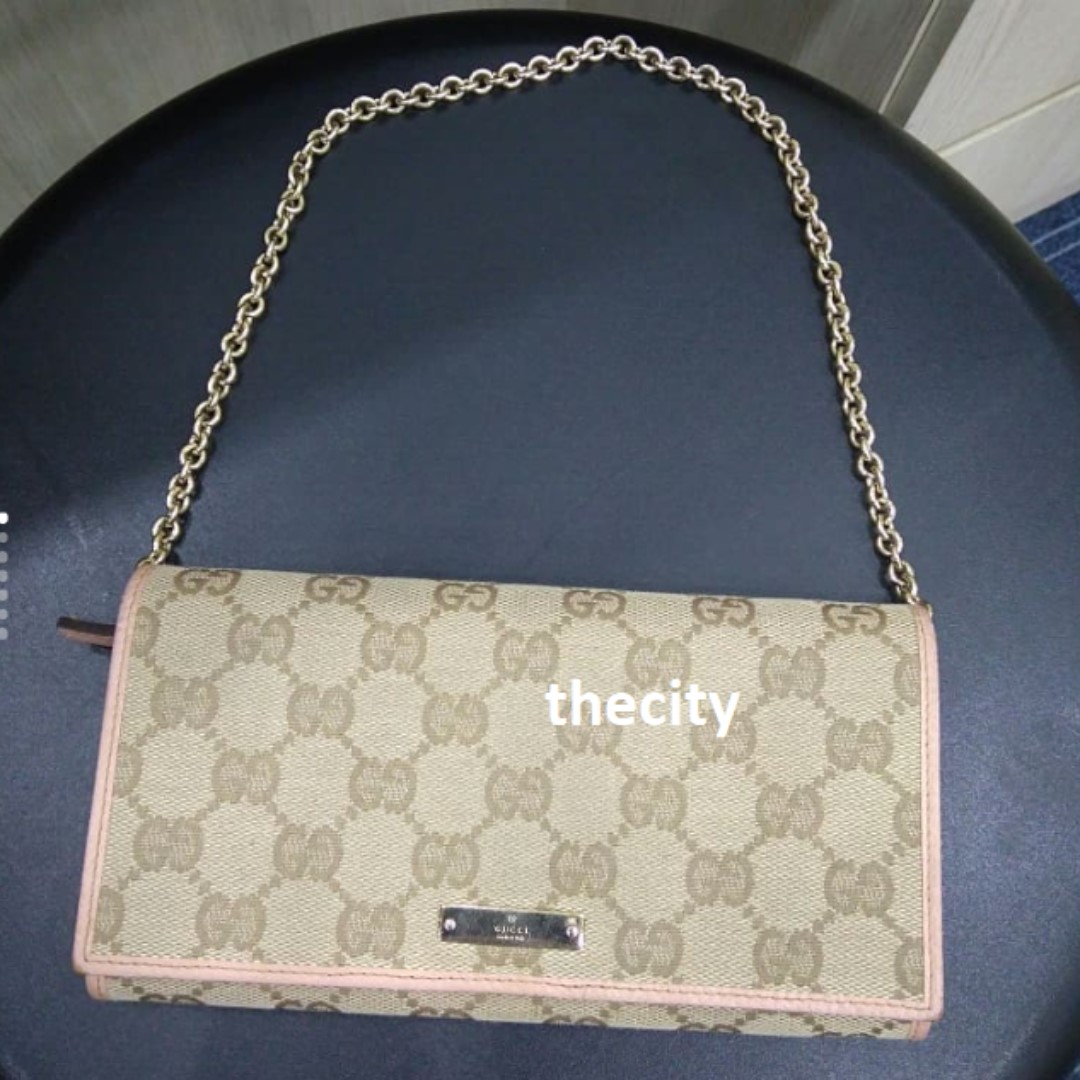 AUTHENTIC GUCCI WOC (WALLET ON CHAIN), Luxury, Bags & Wallets on Carousell