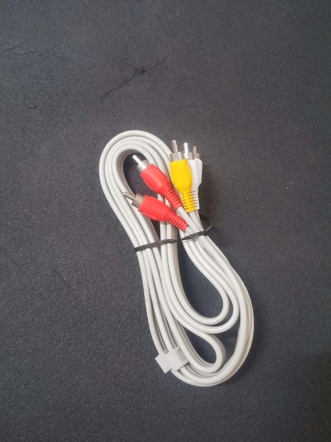 AV Cables : Thick RCA male to male (with Video in / out), Audio ...