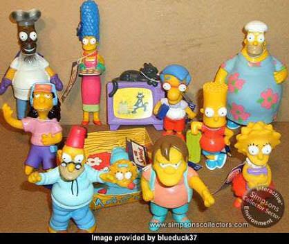 Burger King's Simpsons Toys 2001, Hobbies & Toys, Toys & Games on Carousell
