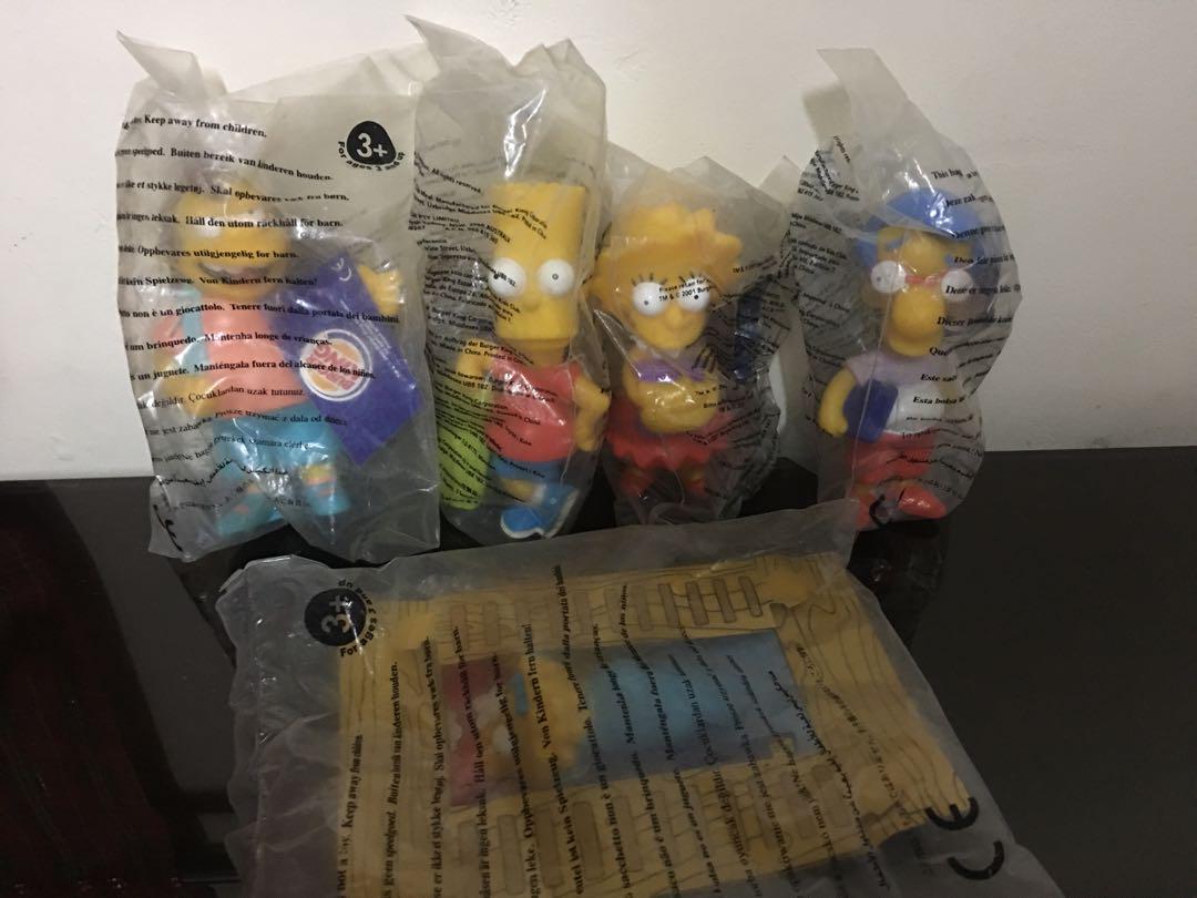 Burger King's Simpsons Toys 2001, Hobbies & Toys, Toys & Games on Carousell