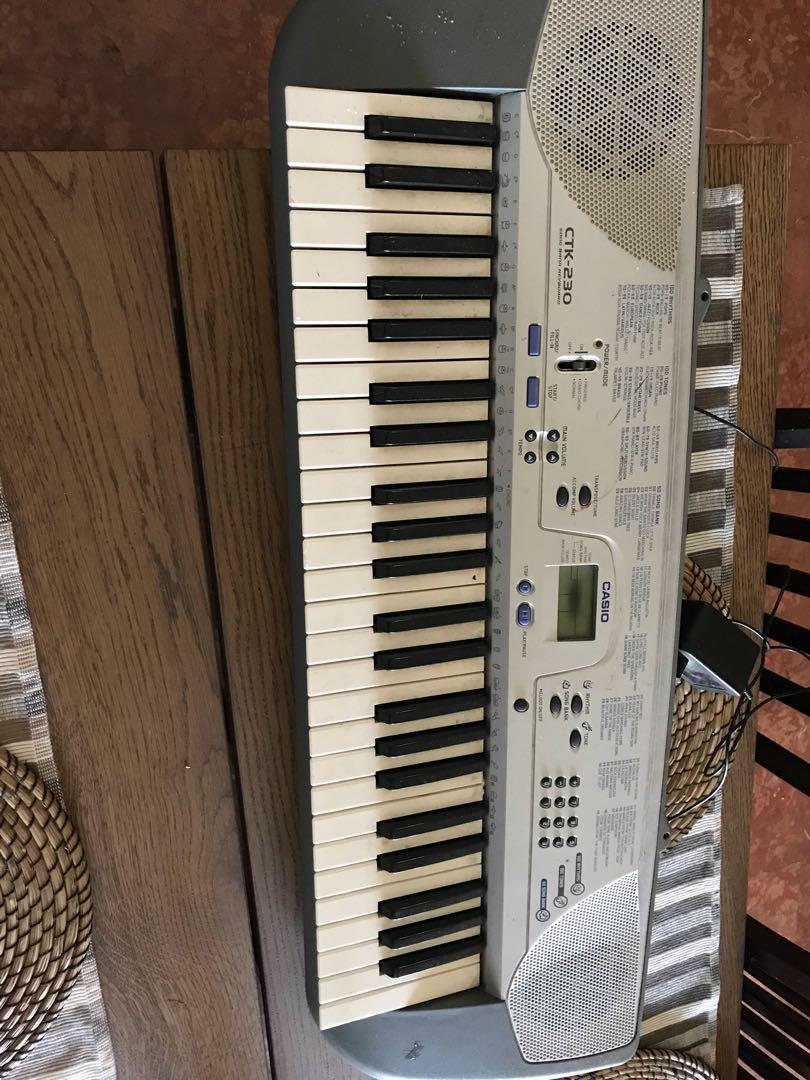 Casio CTK-230 Portable Keyboard, Hobbies & Toys, Music & Media, Musical Instruments on Carousell