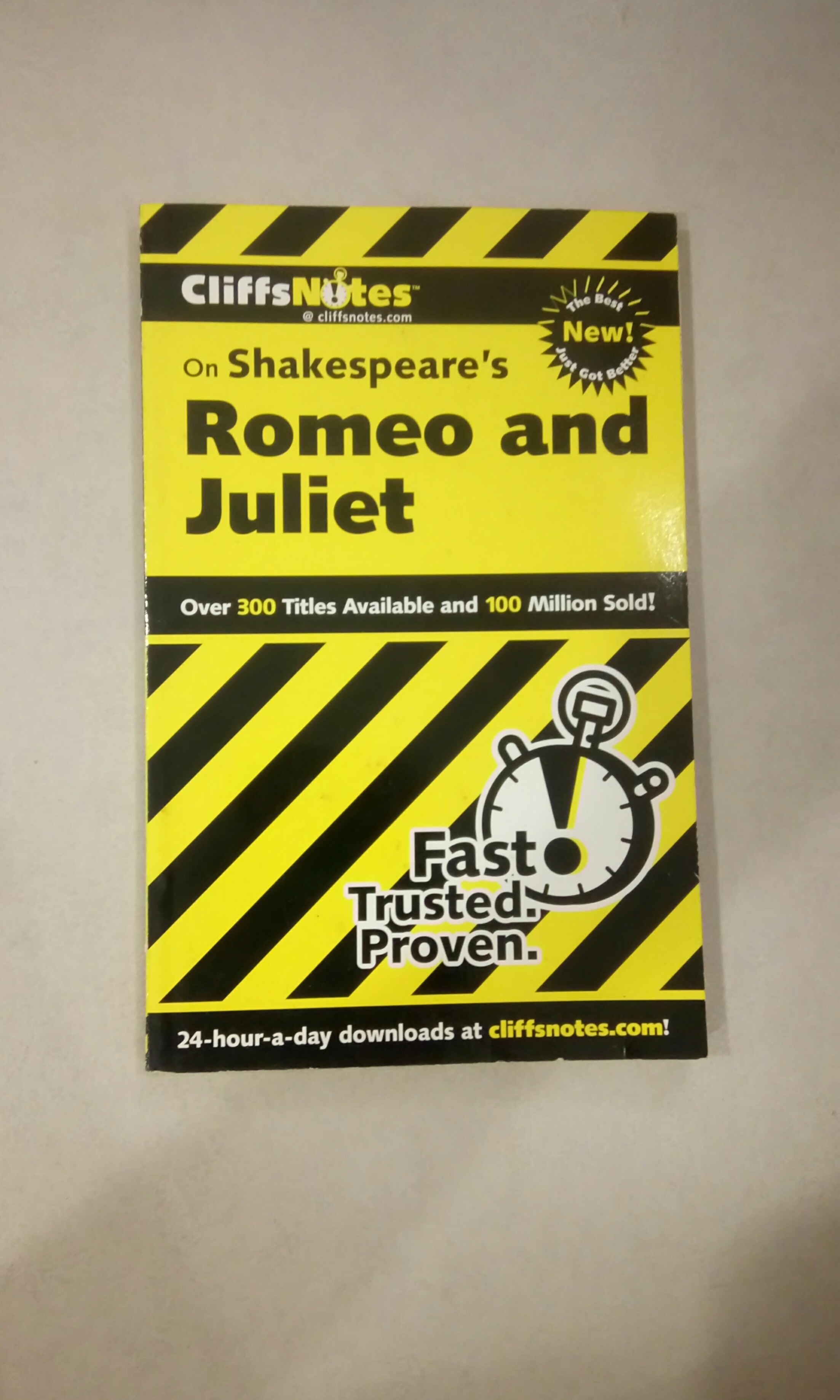 CliffsNotes on Romeo and Juliet, Hobbies & Toys, Books & Magazines ...