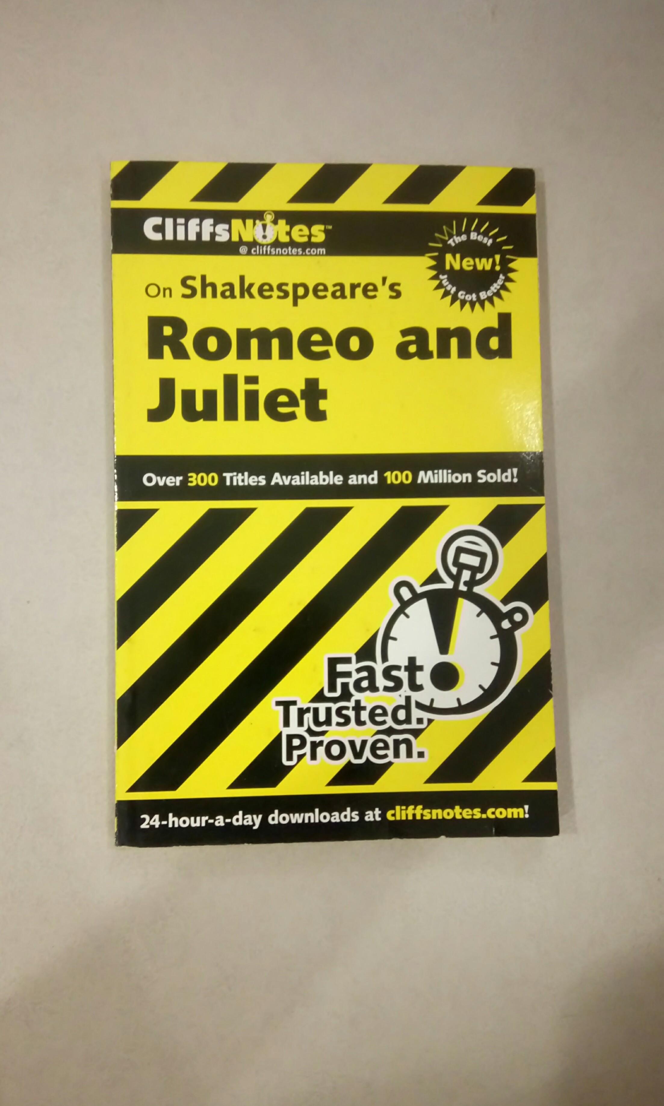 CliffsNotes on Romeo and Juliet, Hobbies & Toys, Books & Magazines ...