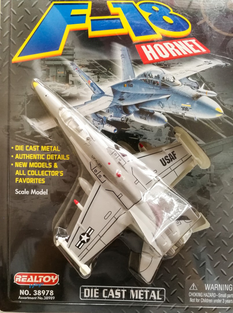 FOR SALE REALTOY F-18 HORNET, Hobbies & Toys, Toys & Games on Carousell