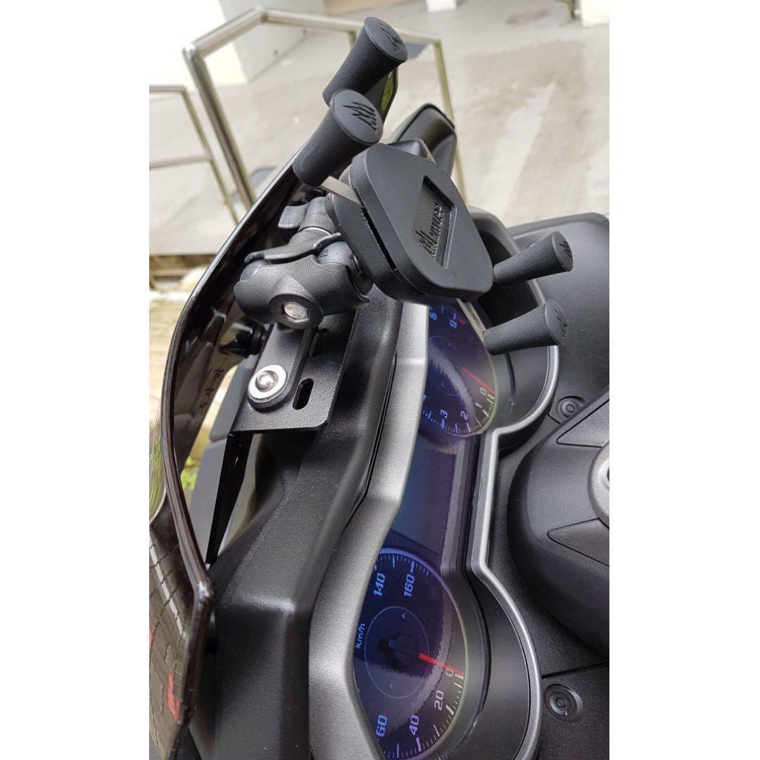 Gadgets Mounting Bracket For Xmax 2017 - 2018, Motorcycles, Motorcycle ...