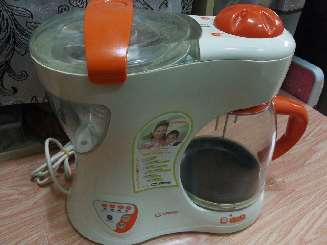 goodway soybean milk maker GSM800, 家庭電器, 廚房電器, 咖啡機及咖啡壺 - Carousell