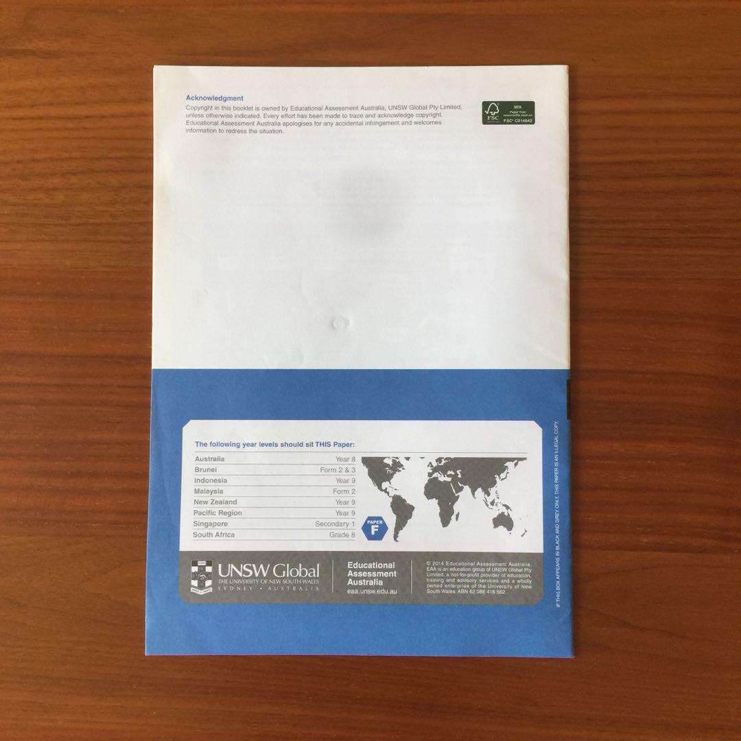 ICAS Science Paper F 2014, Hobbies & Toys, Books & Magazines ...