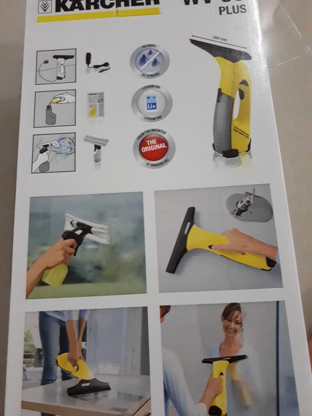 Karcher WV 50 plus window vacuum cleaner, TV & Home Appliances, Vacuum ...