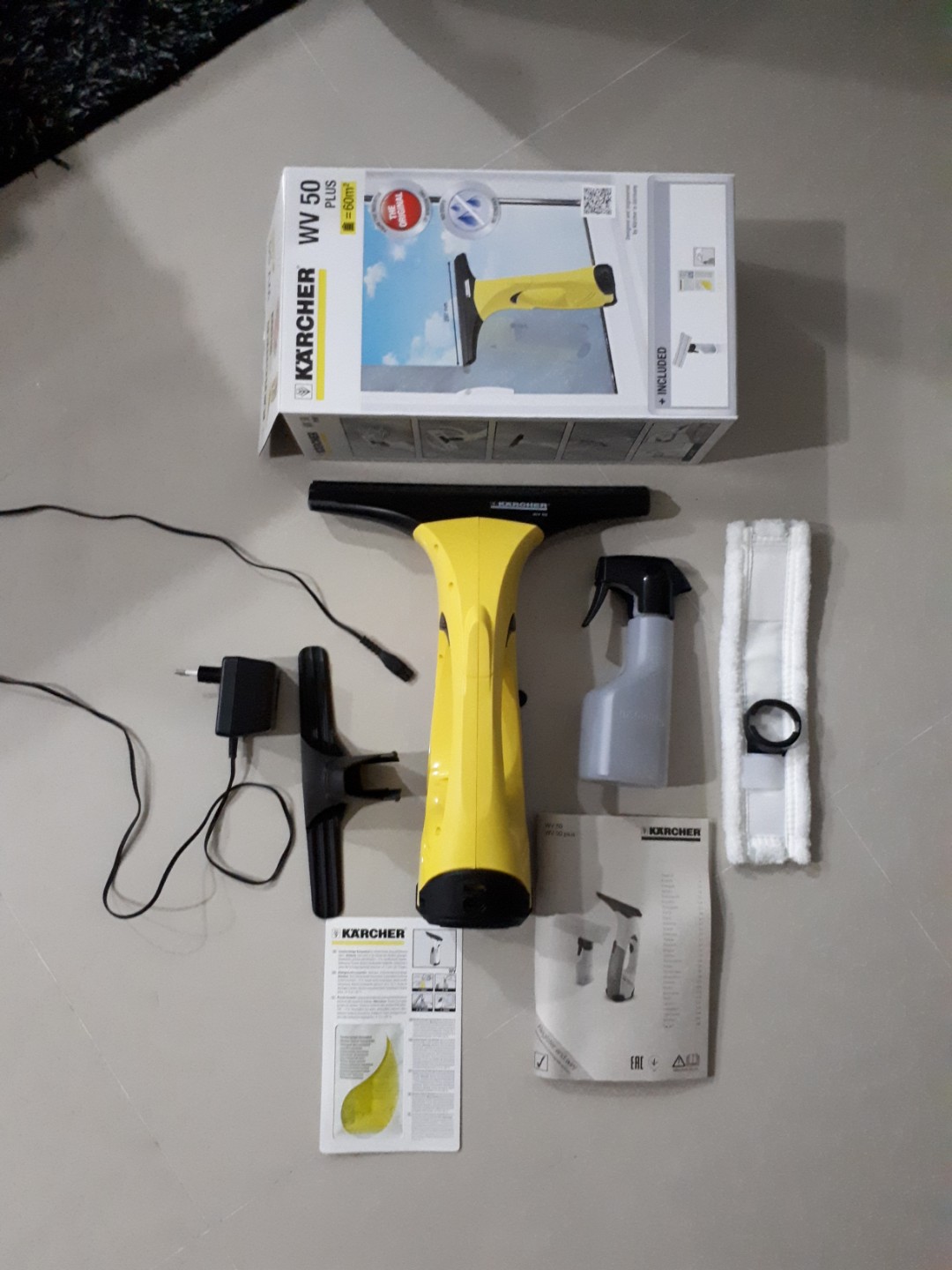 Karcher WV 50 plus window vacuum cleaner, TV & Home Appliances, Vacuum ...