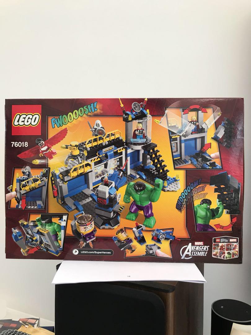 LEGO 76018 Hulk Lab Smash, Hobbies & Toys, Toys & Games on Carousell