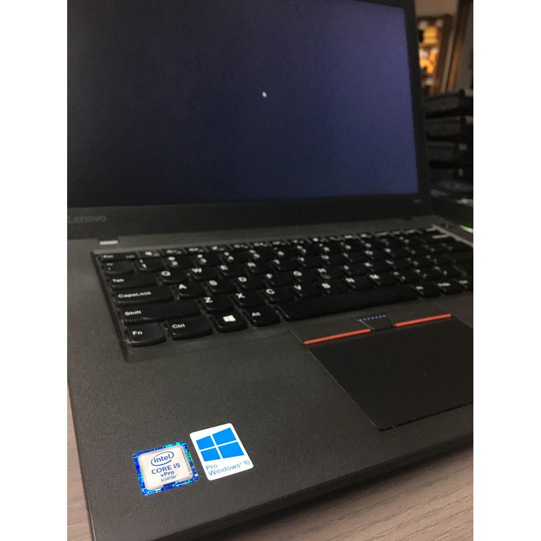 Lenovo Thinkpad T460 i5-6300U Dual-Core 2.4GHz, 8GB DDR3, 256GB SSD ...