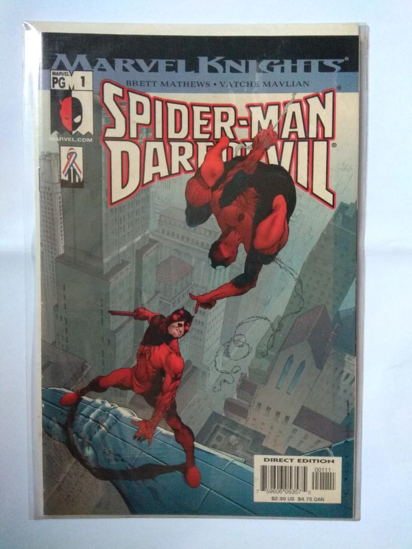 Marvel Knights Spider-Man Daredevil Rare One Shot Comic, Hobbies & Toys ...