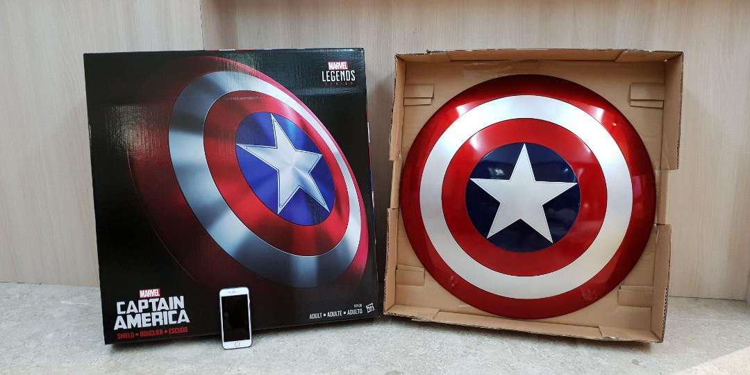 Marvel Legends Series Captain America Shield Hasbro **1:1** 24 Inch ...
