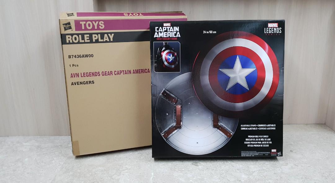 Marvel Legends Series Captain America Shield Hasbro **1:1** 24 Inch ...