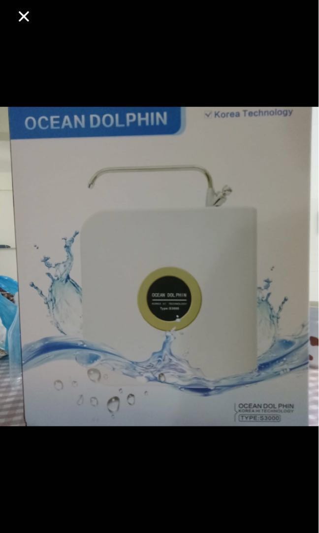 Ocean Dolphin Alkaline Water Filter/Purifier, TV & Home Appliances ...