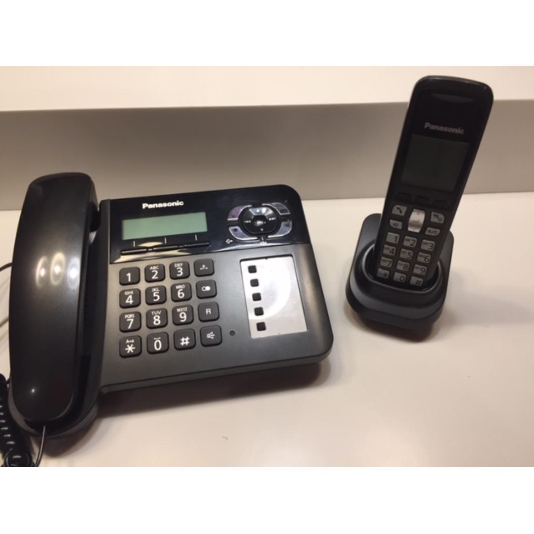 Panasonic Base Unit and Cordless Handset, TV & Home Appliances, TV ...