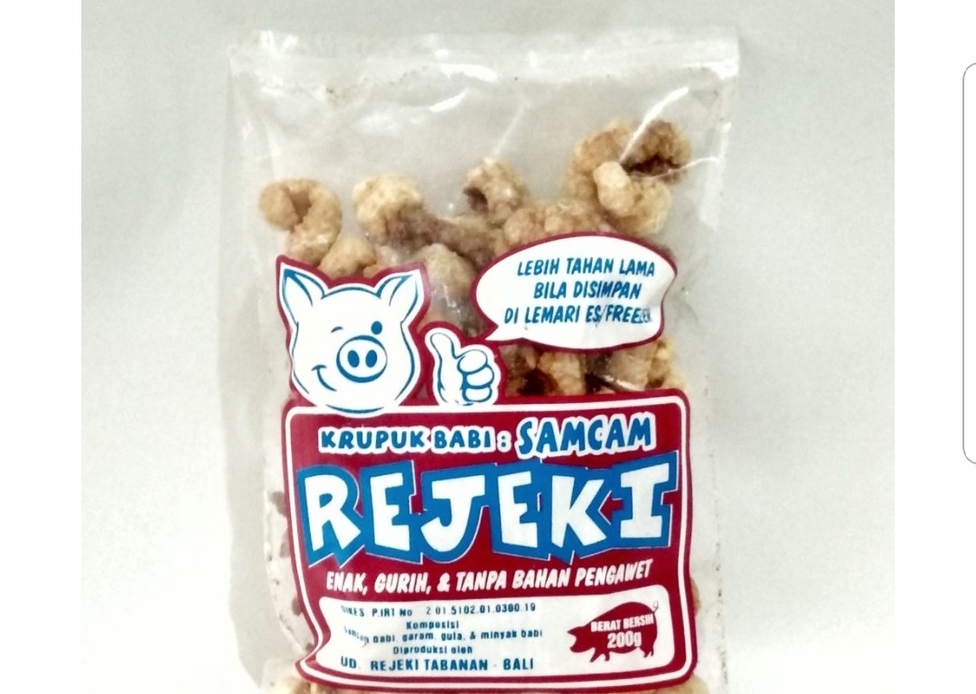 PORK CRACKER / KERUPUK BABI FROM BALI / snacks, Food & Drinks, Packaged ...