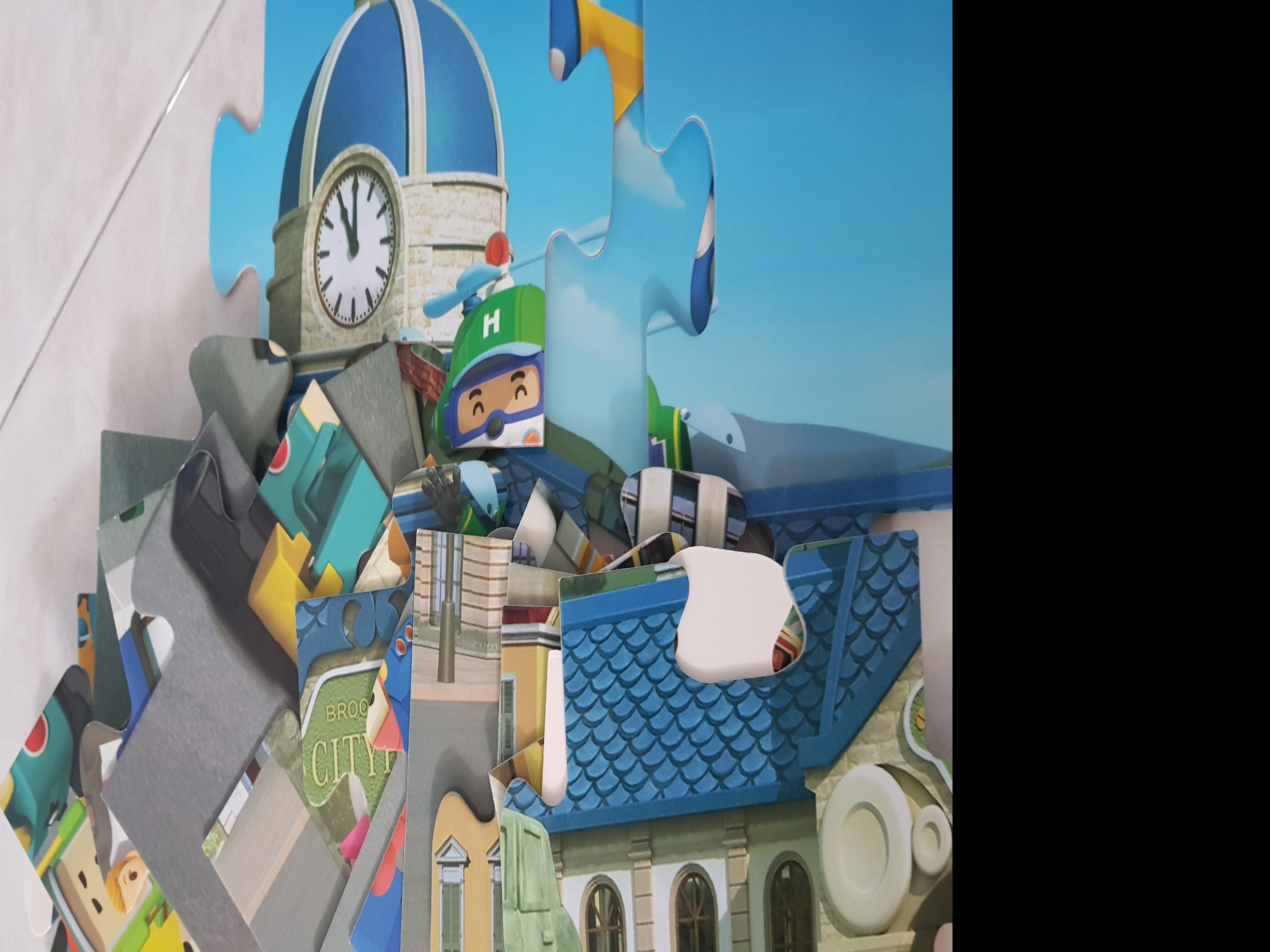 Robocar Poli 24 Giant Jigsaw Puzzle Pieces, Hobbies & Toys, Toys ...