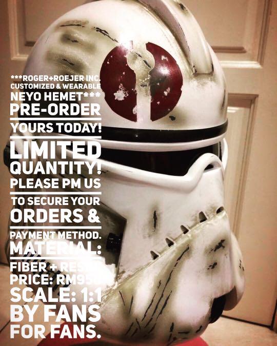 Roger+Roejer: Neyo Helmet - 1:1 scale, Hobbies & Toys, Collectibles ...