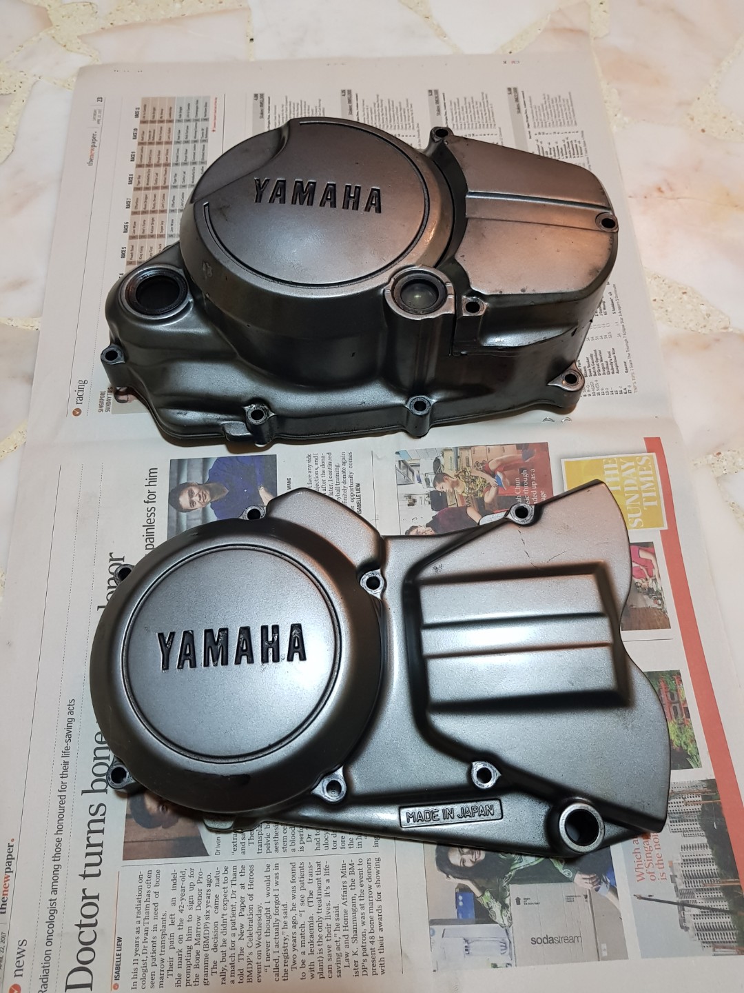 RXZ Engine Casing, Motorcycles, Motorcycle Accessories on Carousell