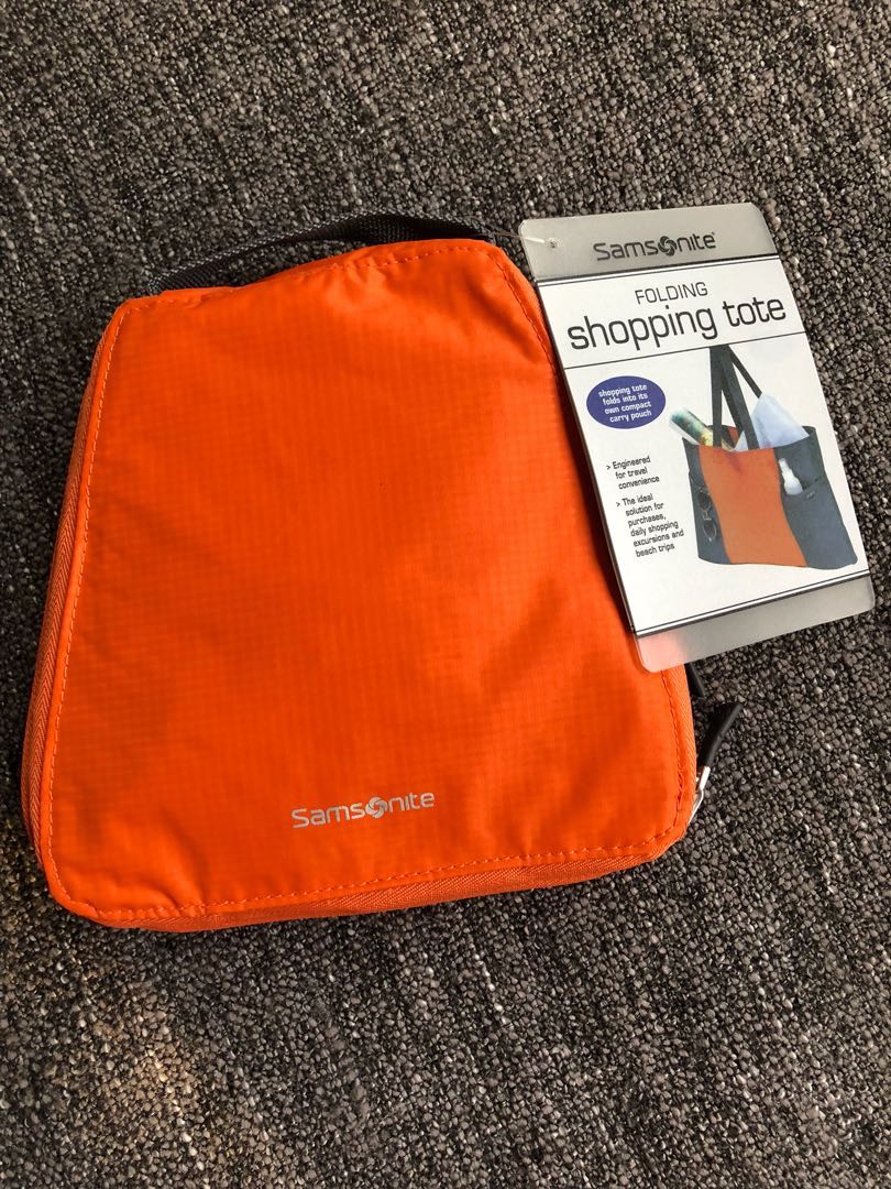 Samsonite folding shopping tote, Women's Fashion, Bags & Wallets, Tote ...
