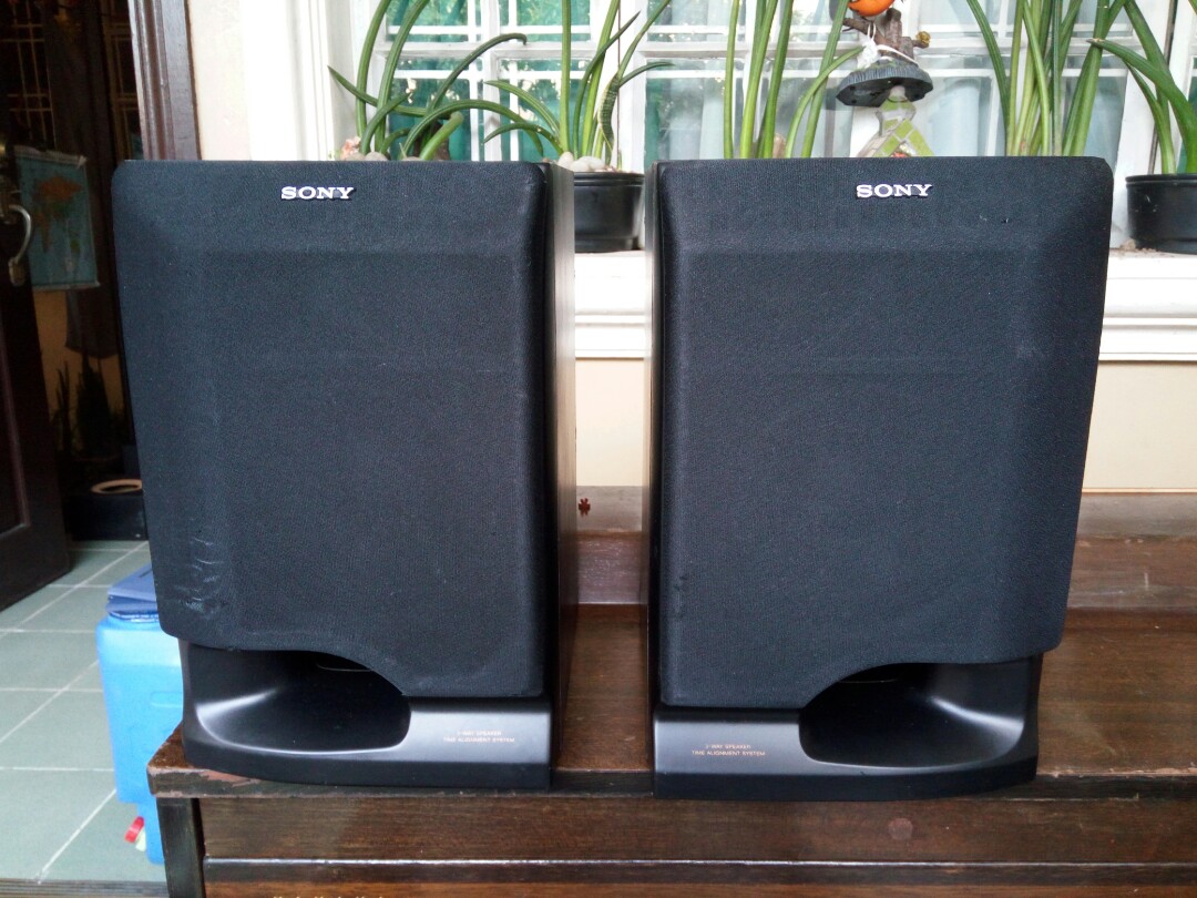 Sony 100 watts each 3 way speaker japan made., Audio, Soundbars ...