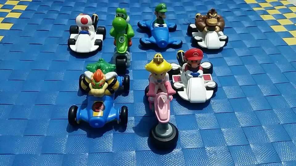 Super mario racers set, Hobbies & Toys, Toys & Games on Carousell
