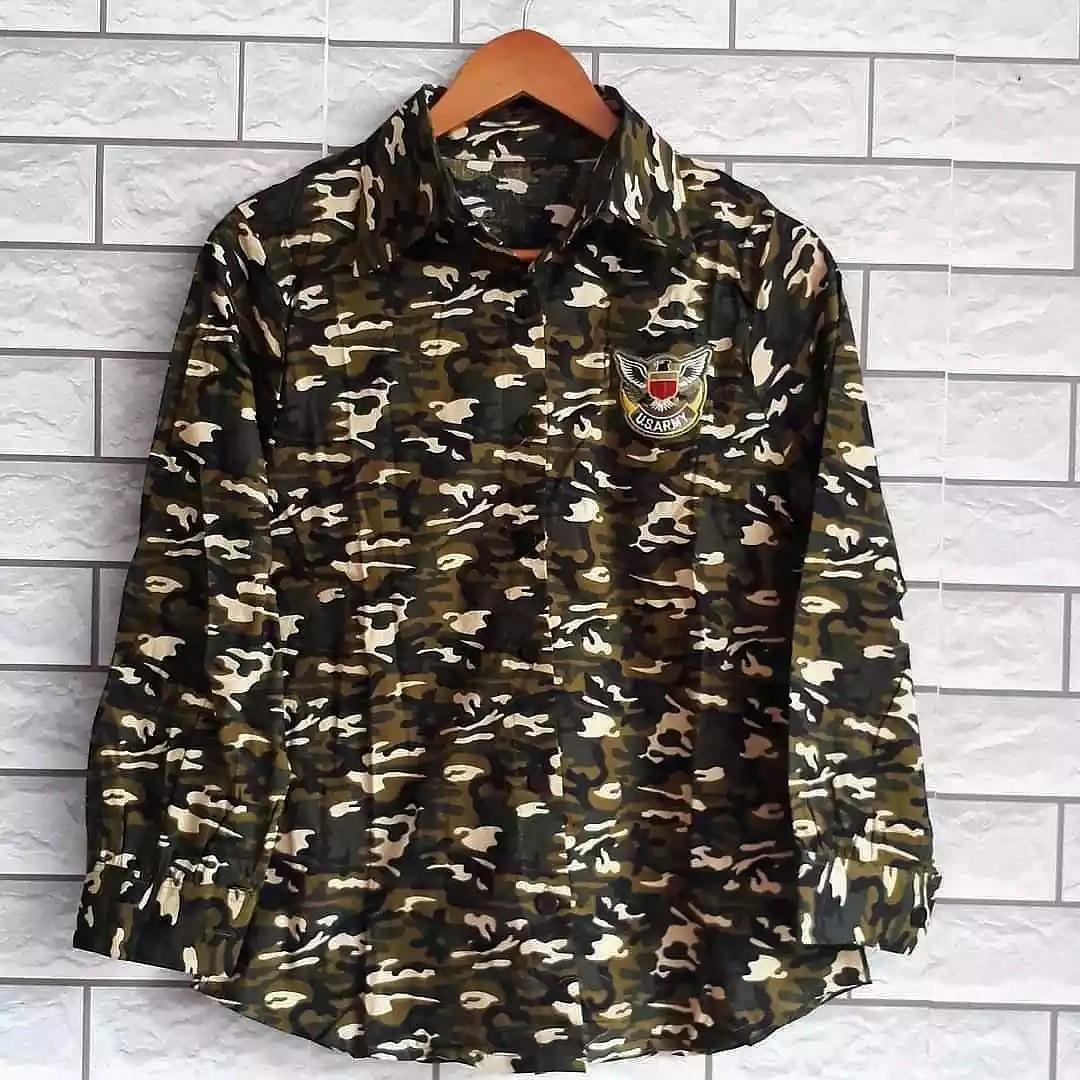 US army kemeja, Olshop Fashion, Olshop Wanita di Carousell