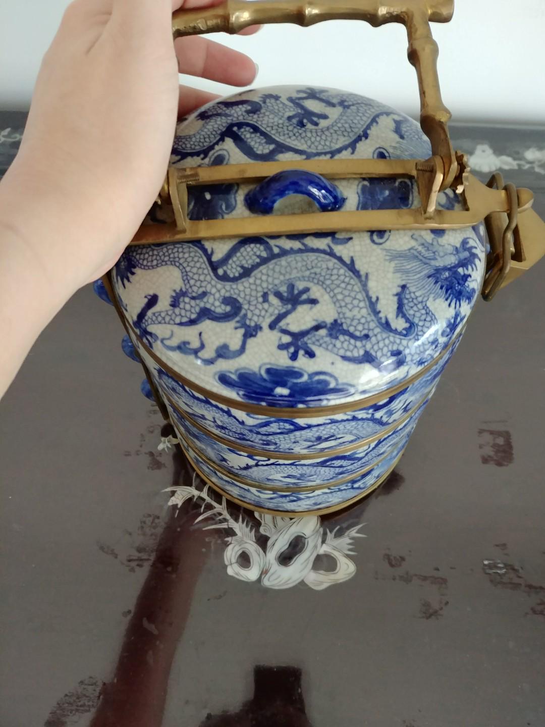 Vintage chinese porcelain tingkat display, Furniture & Home Living ...