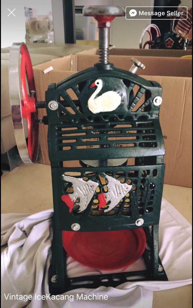 Vintage ice kachang machine, Hobbies & Toys, Memorabilia & Collectibles ...